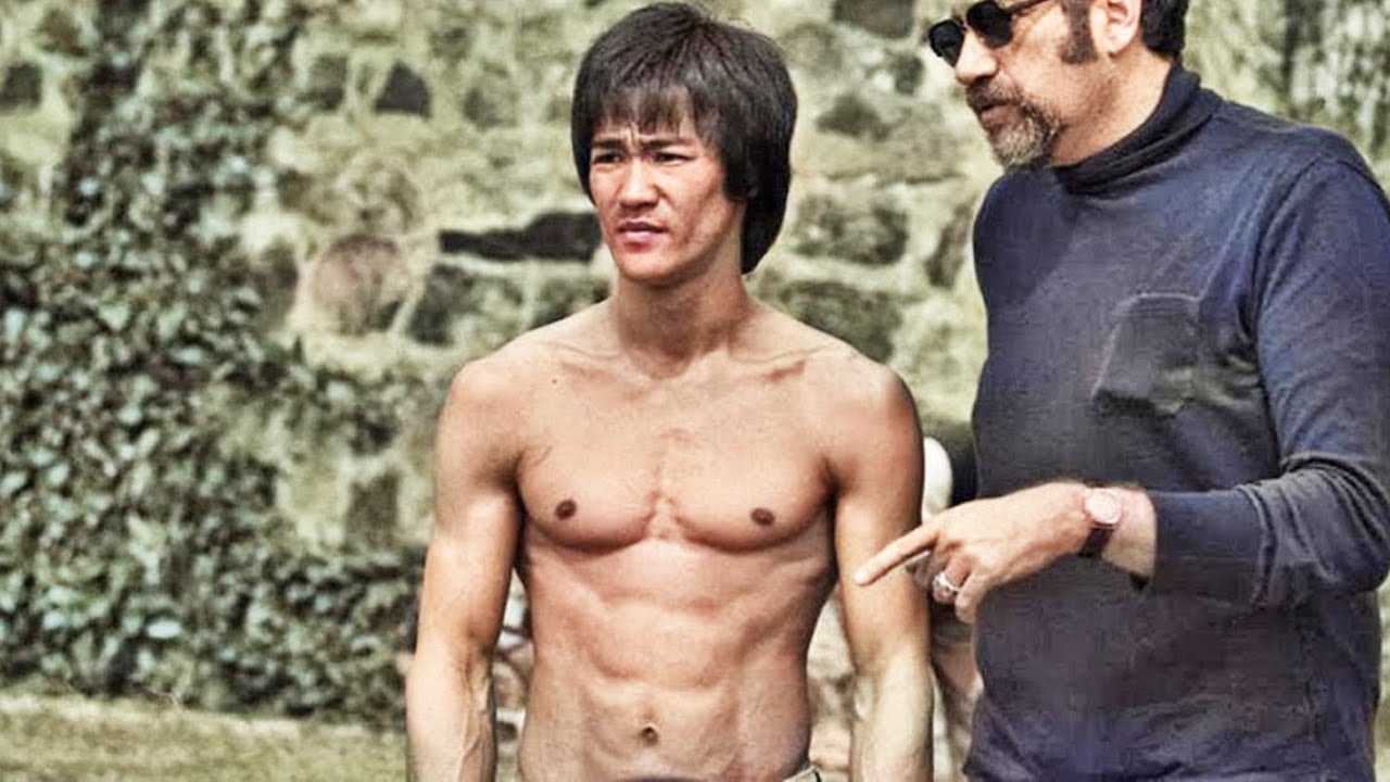 Bruce Lee And Bolo Yeung Rehearsing Fight Scenes On Enter The Dragon ...