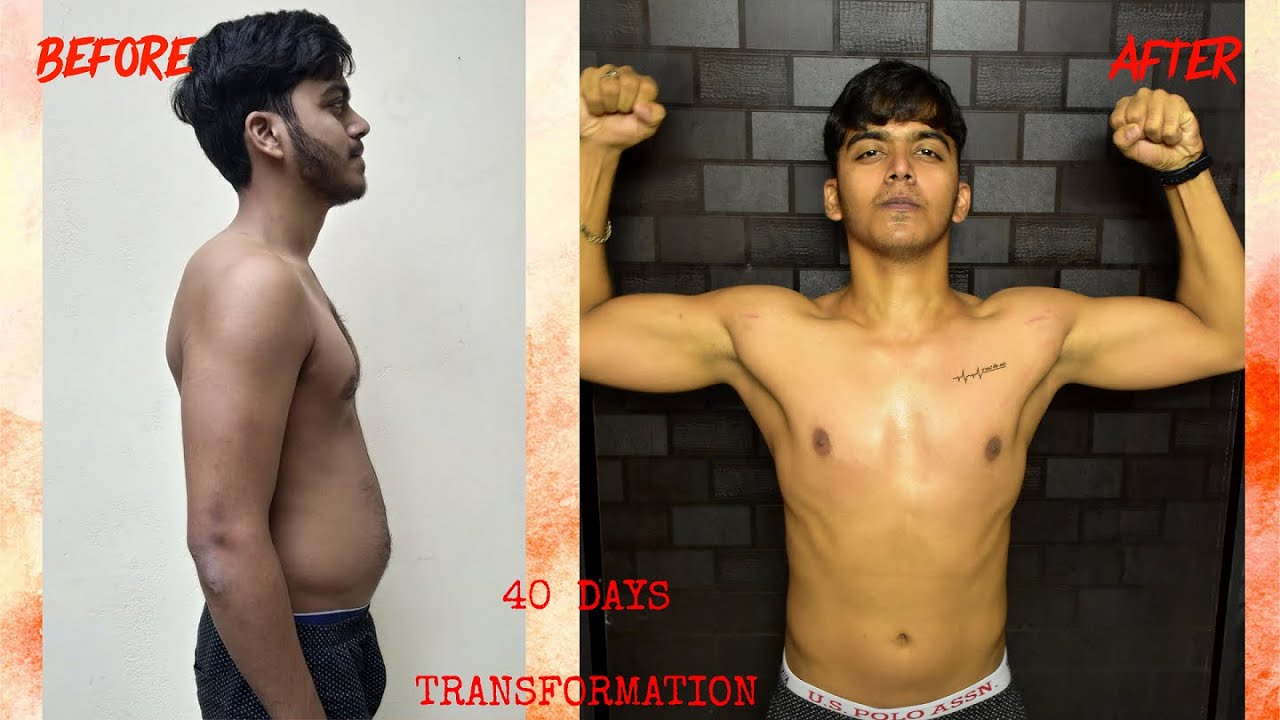 40 Days Body Transformation In Lockdown (WITHOUT GYM) - YouTube