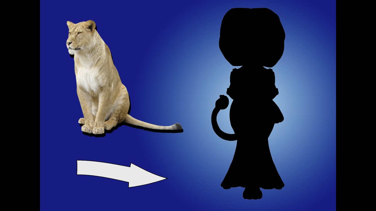 Animals as Chibi Characters- Lioness - YouTube