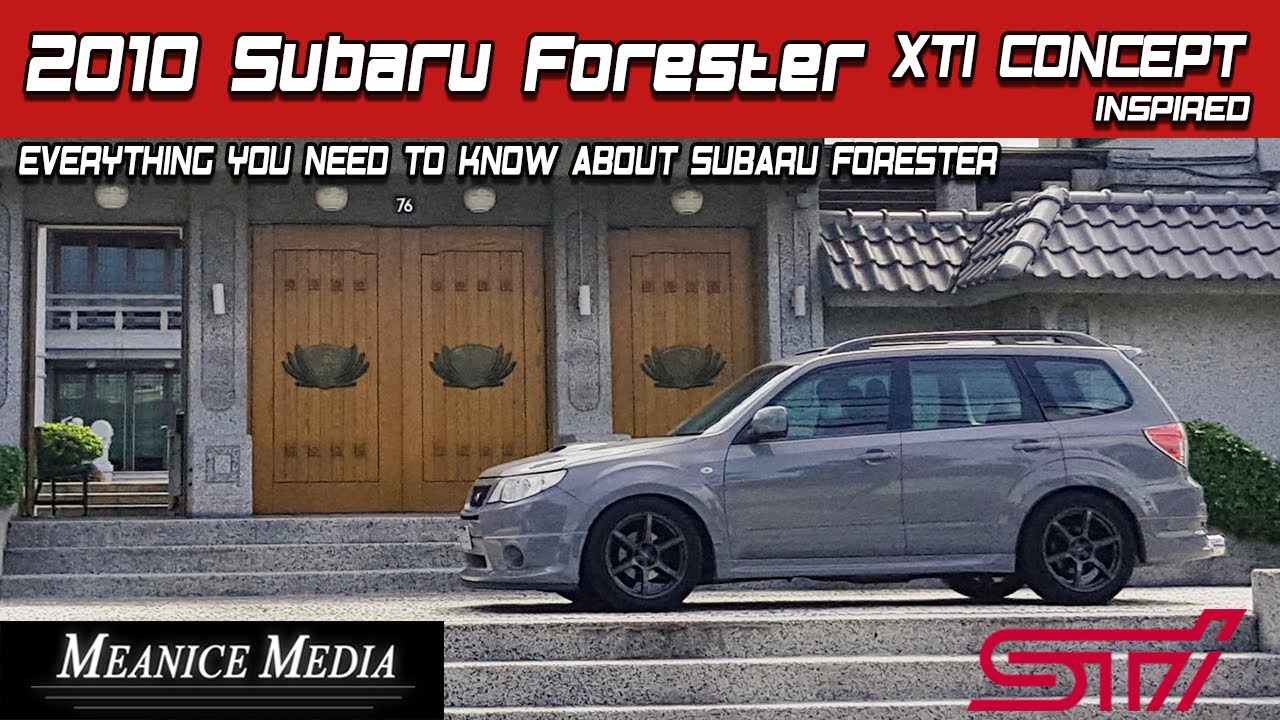 FULL CAR REVIEW OF THE 2010 SUBARU FORESTER XT (XTI CONCEPT INSPIRED ...