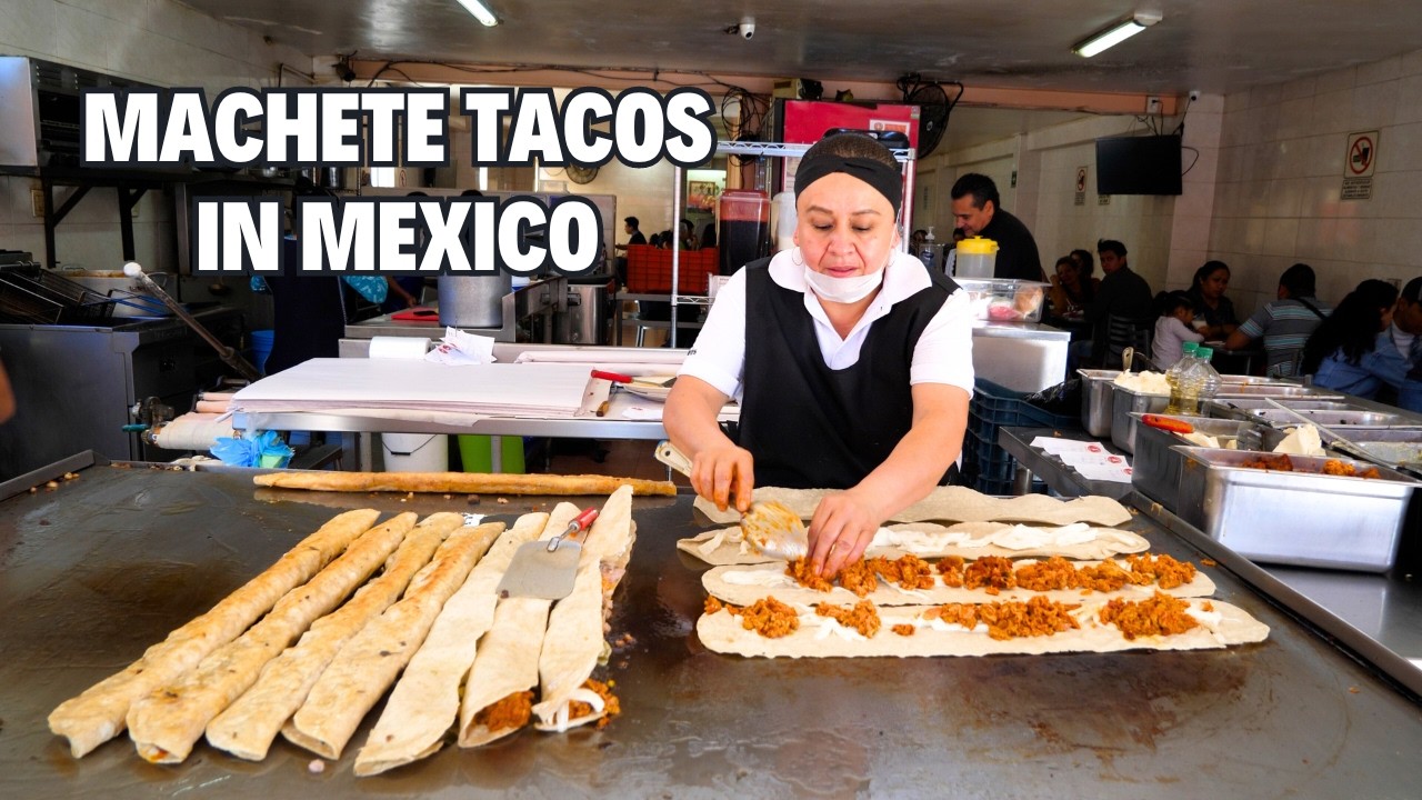 How Mexico City's FAMOUS "Machete Tacos" are Made! MUST TRY in Mexico ...
