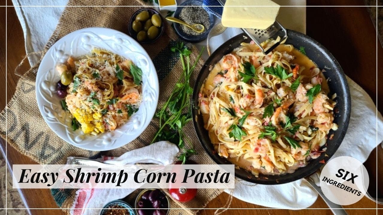 Tuscan Creamy Shrimp Pasta - YouTube