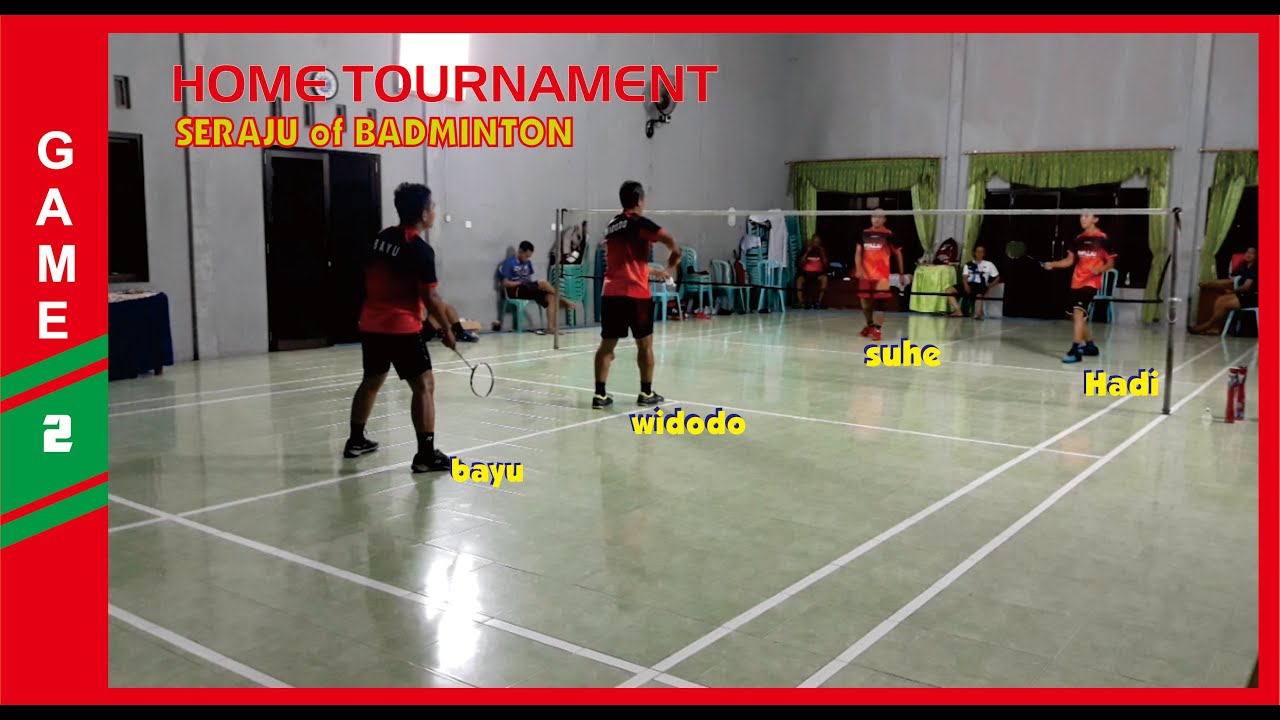 HOME TOURNAMENT SERAJU PACITAN, ( Bayu/Widodo vs hadi/Suhe) - YouTube