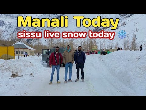 manali today | manali snowfall today | manali live | manali current ...