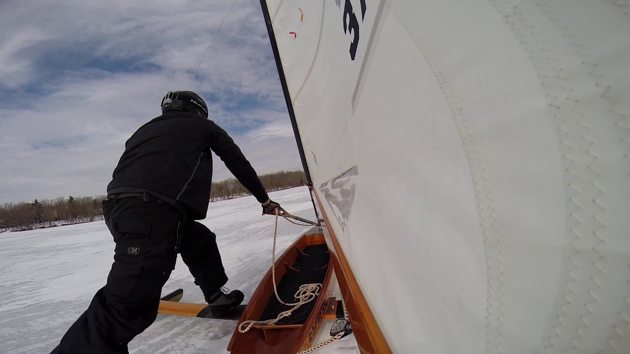 How not to ice sail 3-1-2014 - YouTube