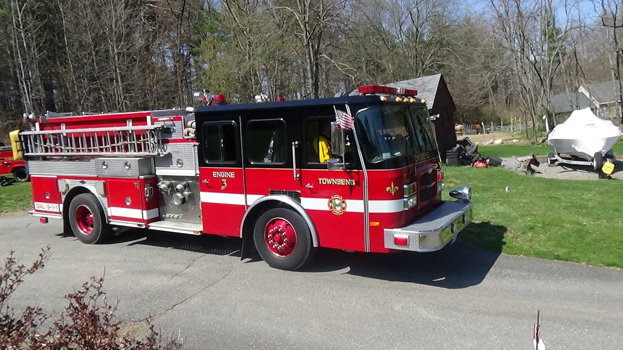 Townsend MA Fire Department | Engine 3 Responding - YouTube