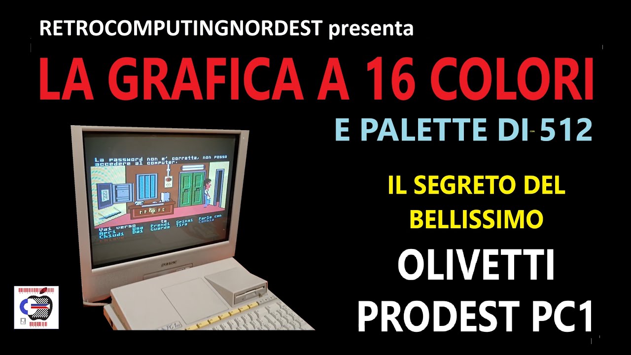 OLIVETTI PRODEST PC1 GRAFICA 16 COLORI SU 512 con Davide Ottonelli ...