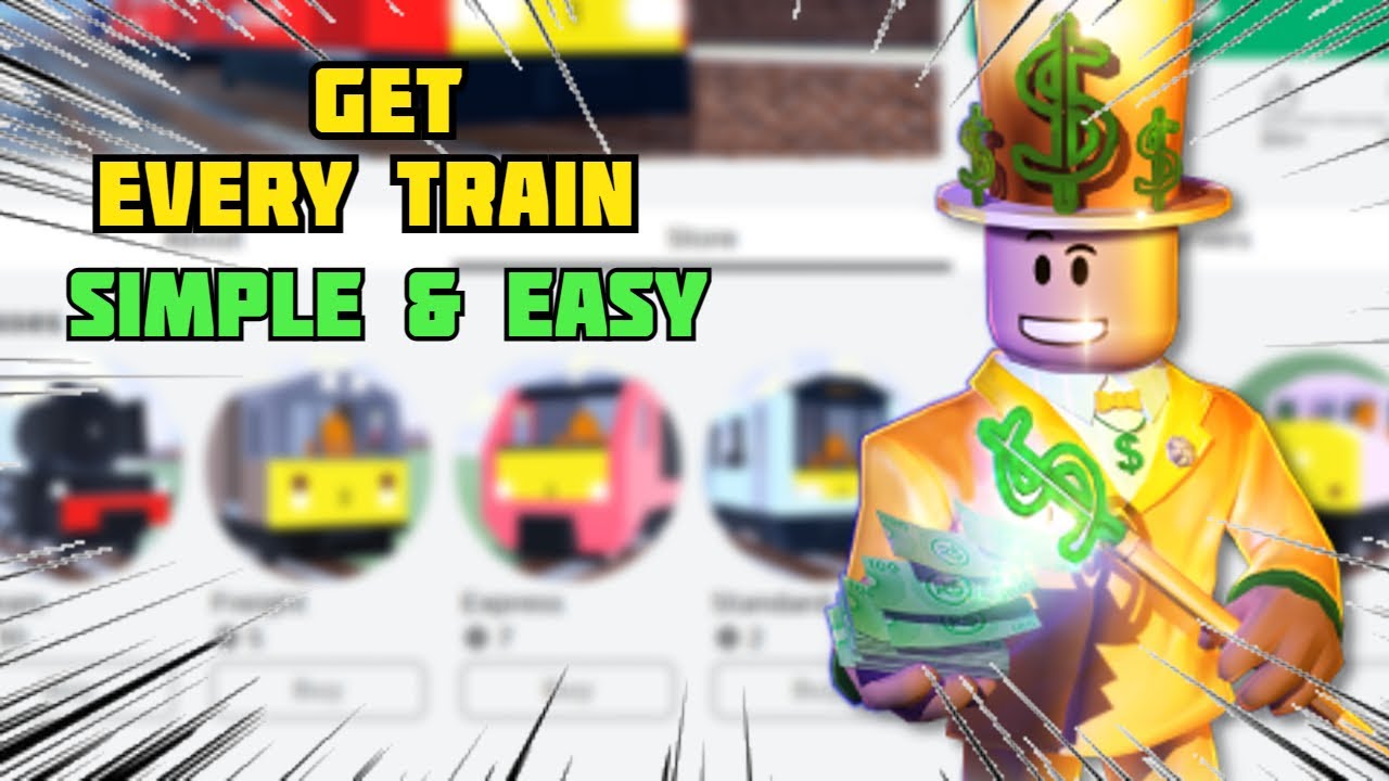 Get EVERY TRAIN Simple & Easy in Roblox Trains🤑 | ISHOWPOLO - YouTube