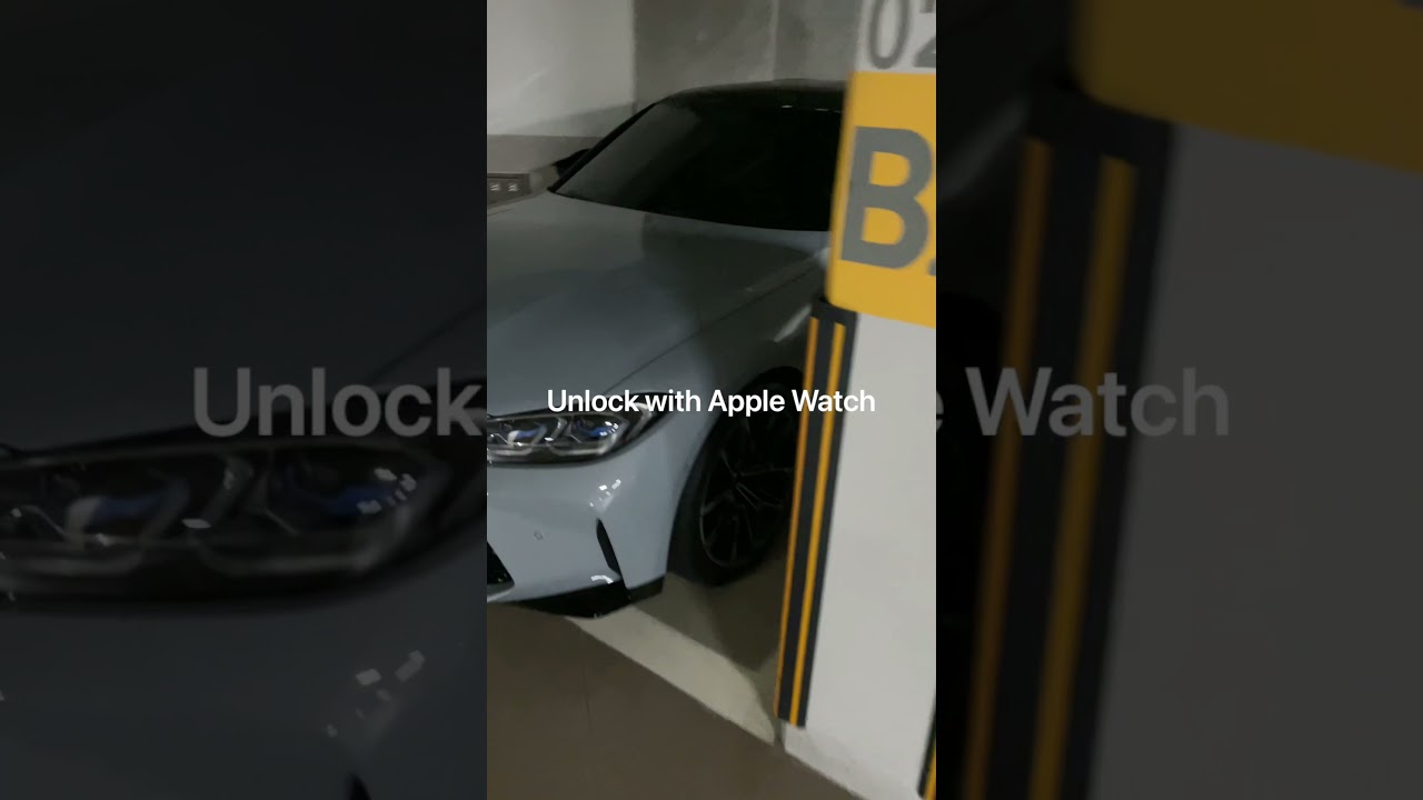 BMW M3 Competition Digital Key (Apple Watch) Lock / Unlock - YouTube