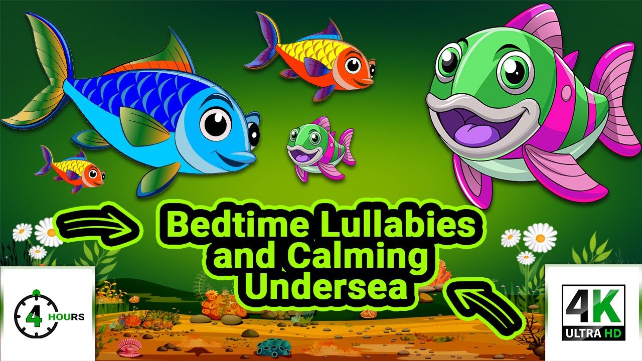 Bedtime Lullabies and Calming Undersea Animation Baby Lullaby Relaxing ...