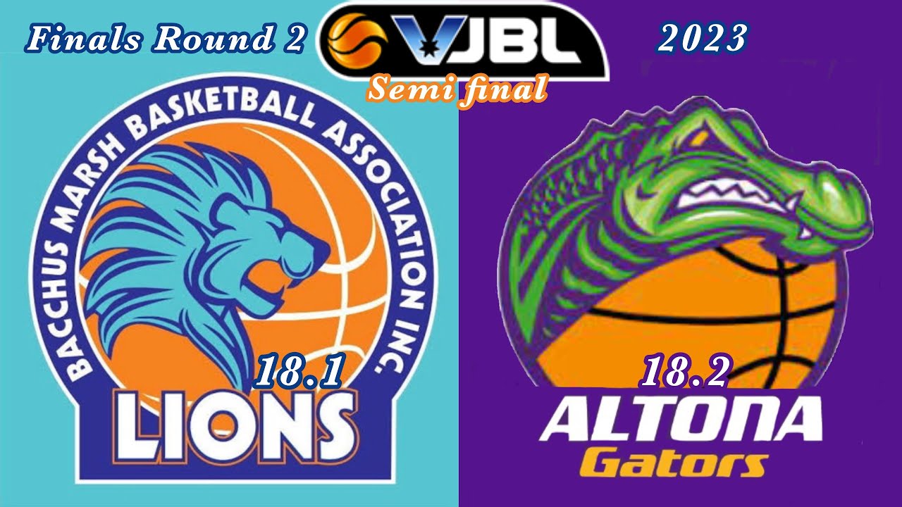 VJBL Bacchus Marsh Lions 18.1 vs. Altona Gators 18.2 - YouTube