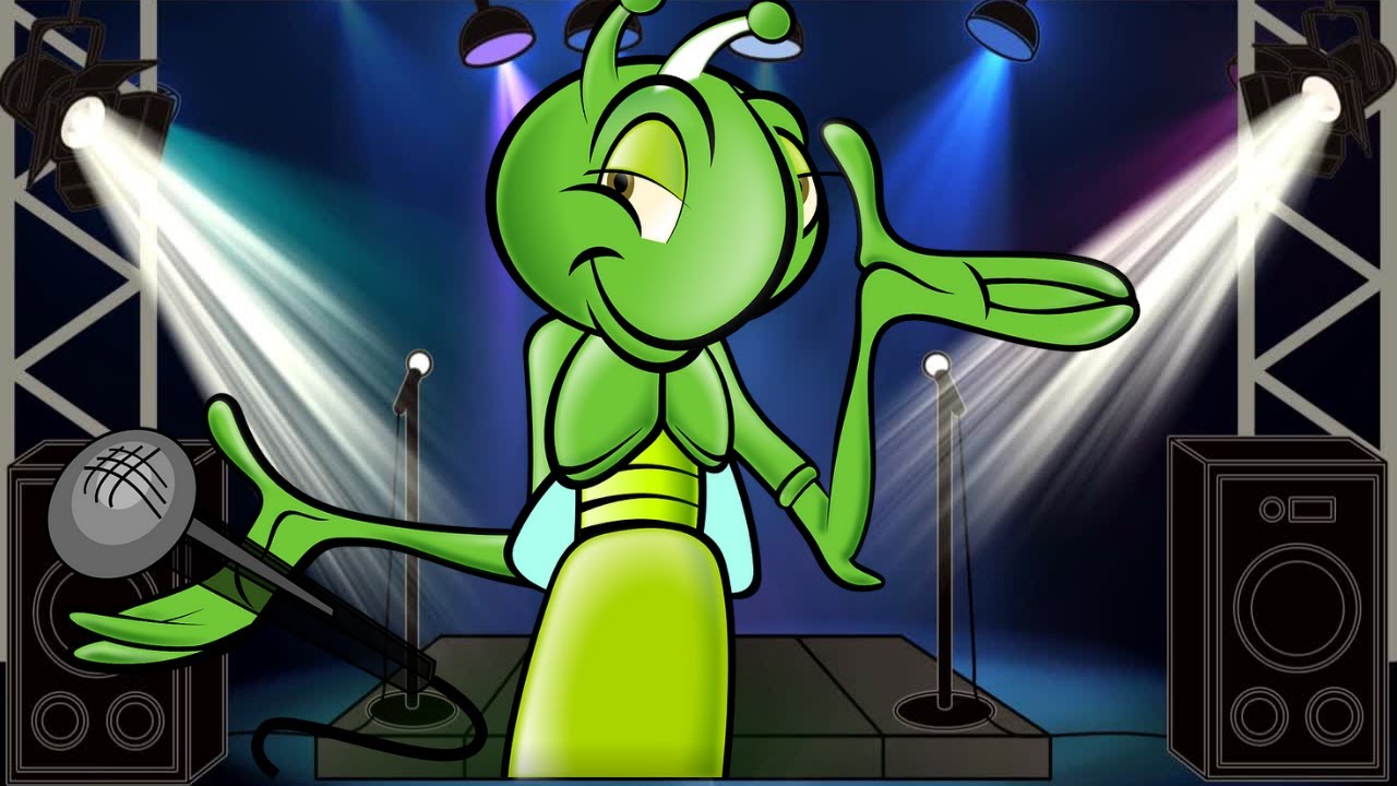 desenho animado o grilo cantor - YouTube
