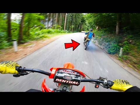 Electric Vs. Gas Dirt Bike // Top speed & Offroad TEST
