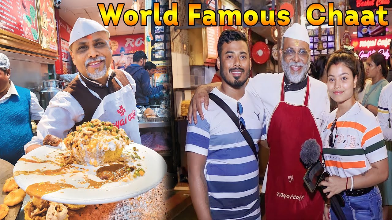 Royal Cafe Lucknow | Basket Chat ki SECRET RECIPE 🤤| Chaat King India ...