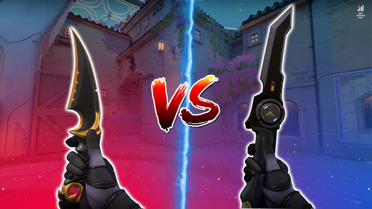 TASK FORCE KNIFE VS RUIN DAGGER - VALORANTS BEST BATTLE PASS KNIFE ...
