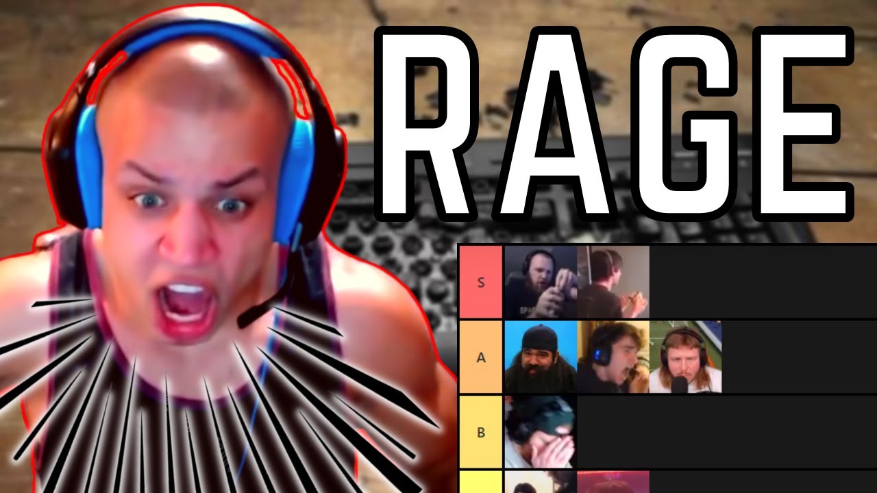 Gamer Rage Tier List - YouTube