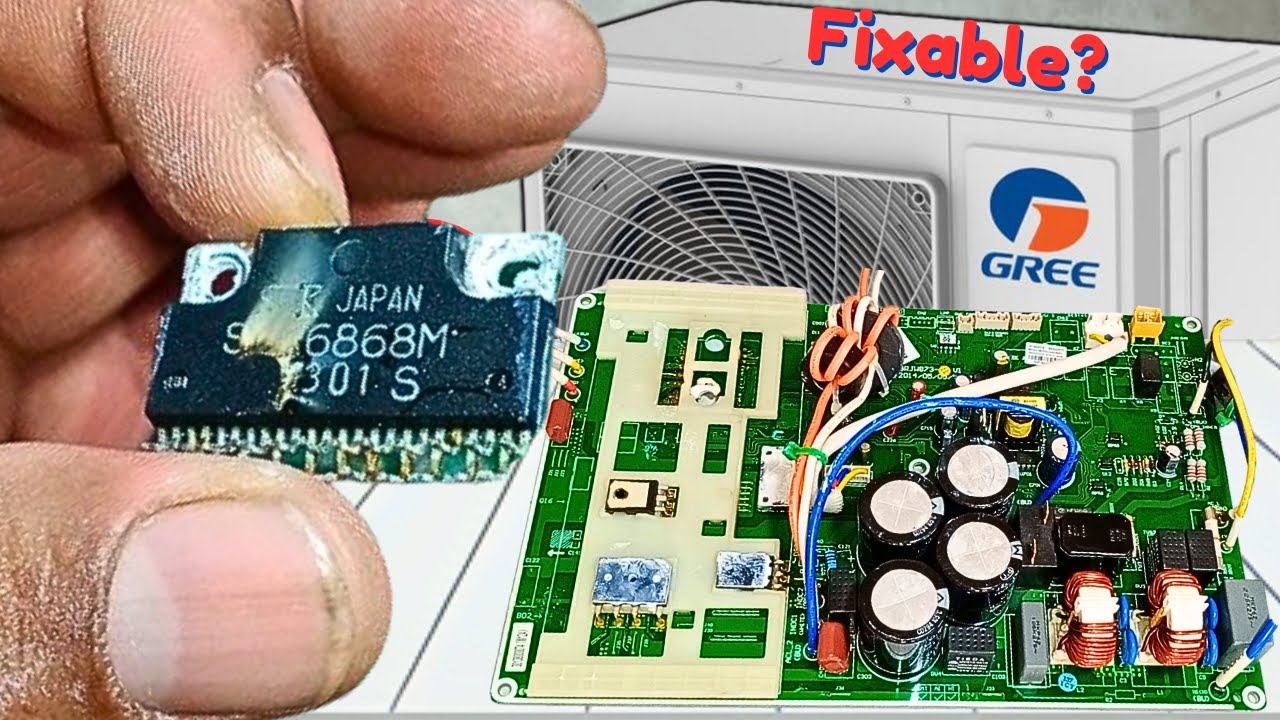 Can a Gree Mini Split AC Circuit Be Fixed If the Fan IPM Is Shorted ...