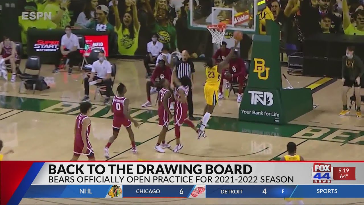 Baylor MBB: First Practice of Season - YouTube