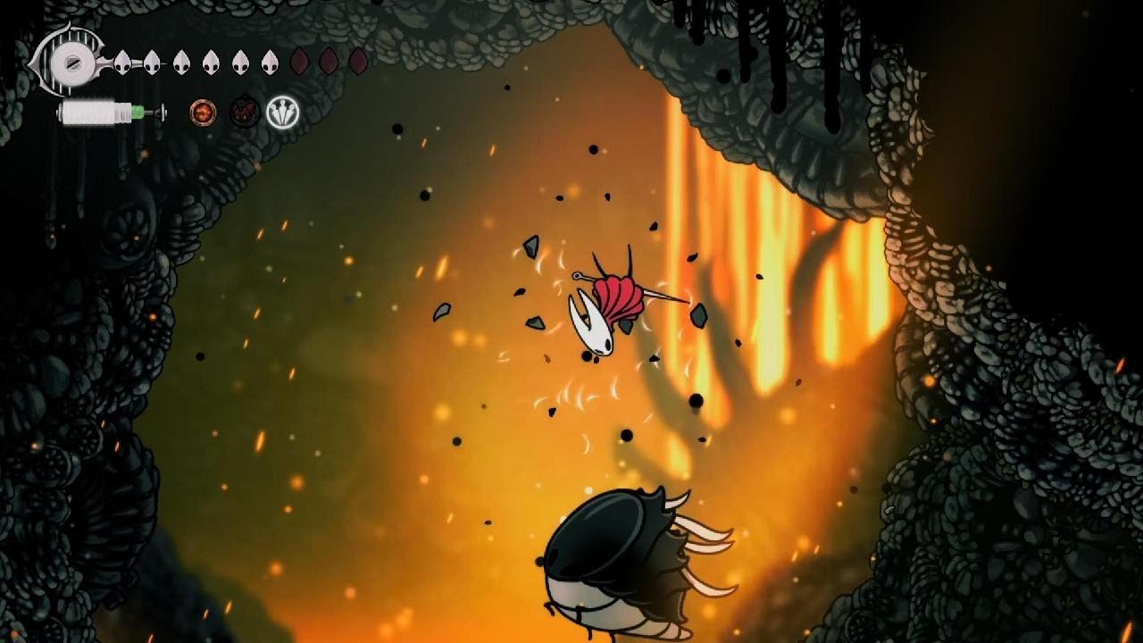 Voided Savage Beast fly fight Hollow Knight: Silksong - YouTube