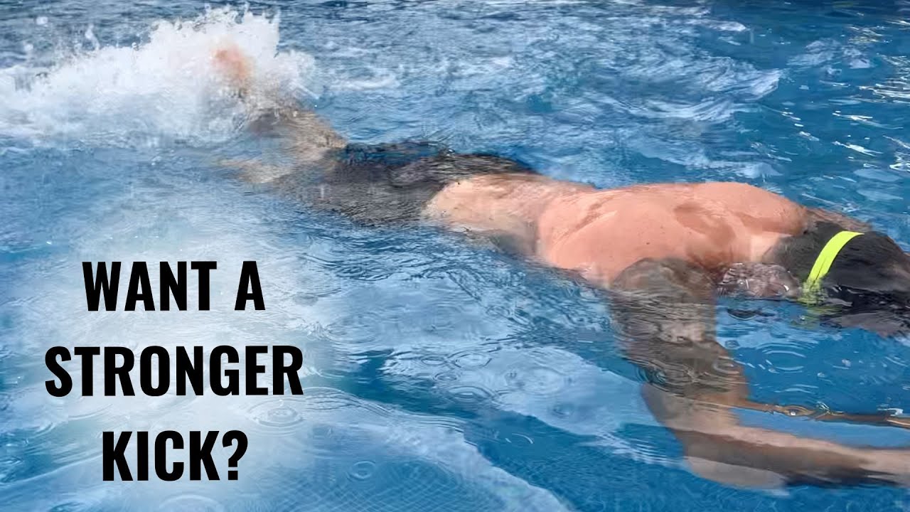 How to Improve your freestyle swimming kick strength - YouTube