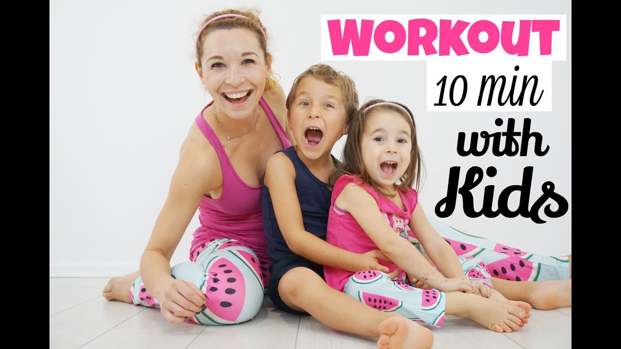 10 min Kids Workout | Mom & Kids Workout Series - YouTube