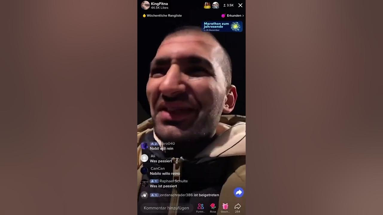 Engelgesicht TikTok live Fitna time Part.1🤣🫣 - YouTube