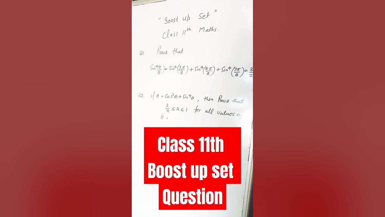 Class 11th Maths Trigonometry Boost Up Set Target 100 Marks In class-11th-maths-trigonometry-boost-up-set-target-100-marks-in
