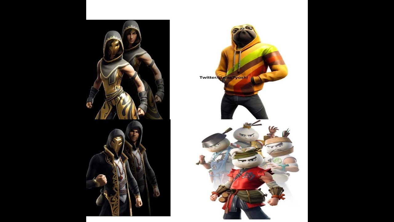 Fortnite: Neue Skins Bao Bros,Doggo,Sandstorm,Scimitar (SEASON 9) - YouTube