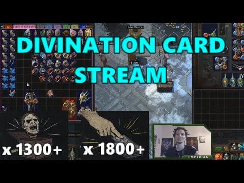 [PoE] Stream Highlights #284 - Divination Card Stream - YouTube