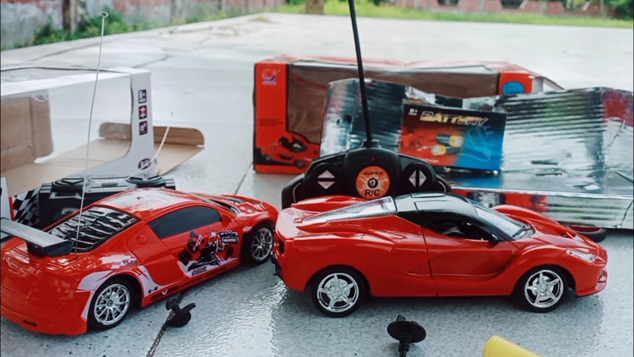 UNBOXING RC CAR MOBIL REMOT KONTROL KING CAR VS MODERN TEAM - YouTube