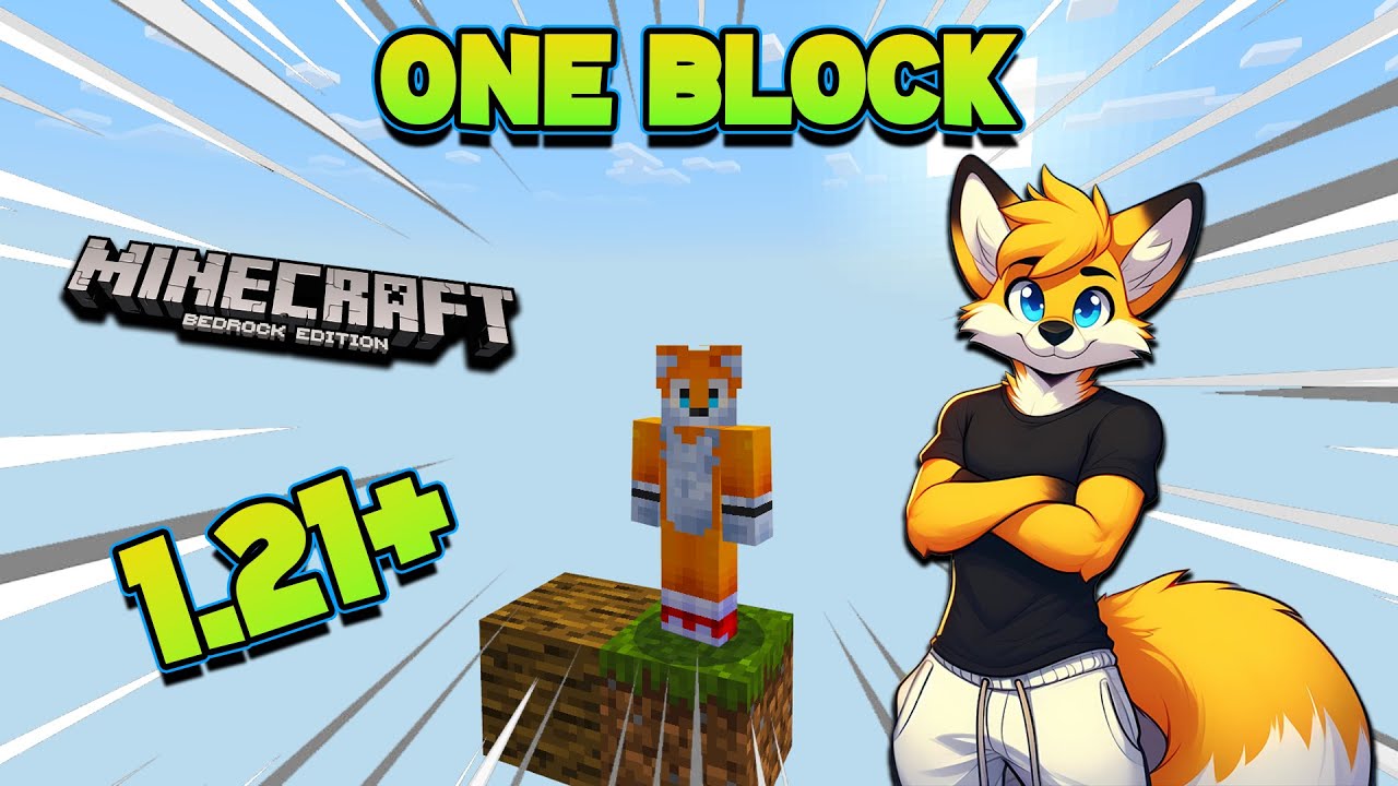 Mapa de ONE BLOCK Para Minecraft Bedrock 1.21+ | Mapa del MINECRAFT en ...
