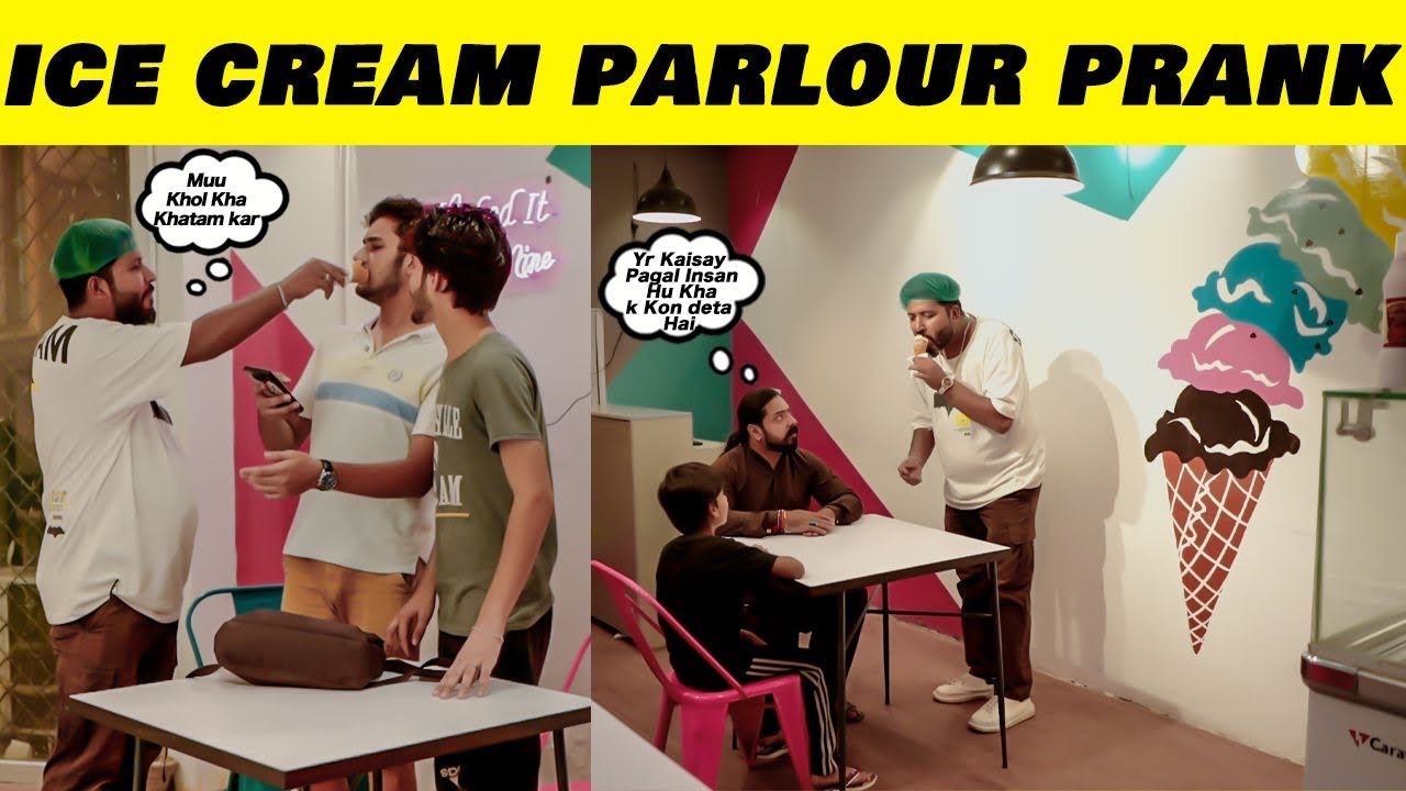 Ice Cream Parlour Prank - Prank In Pakistan - Sharik Shah Pranks - YouTube