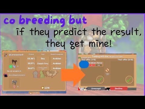 Co breeding but if they predict the result, they get mine too! Wild ...