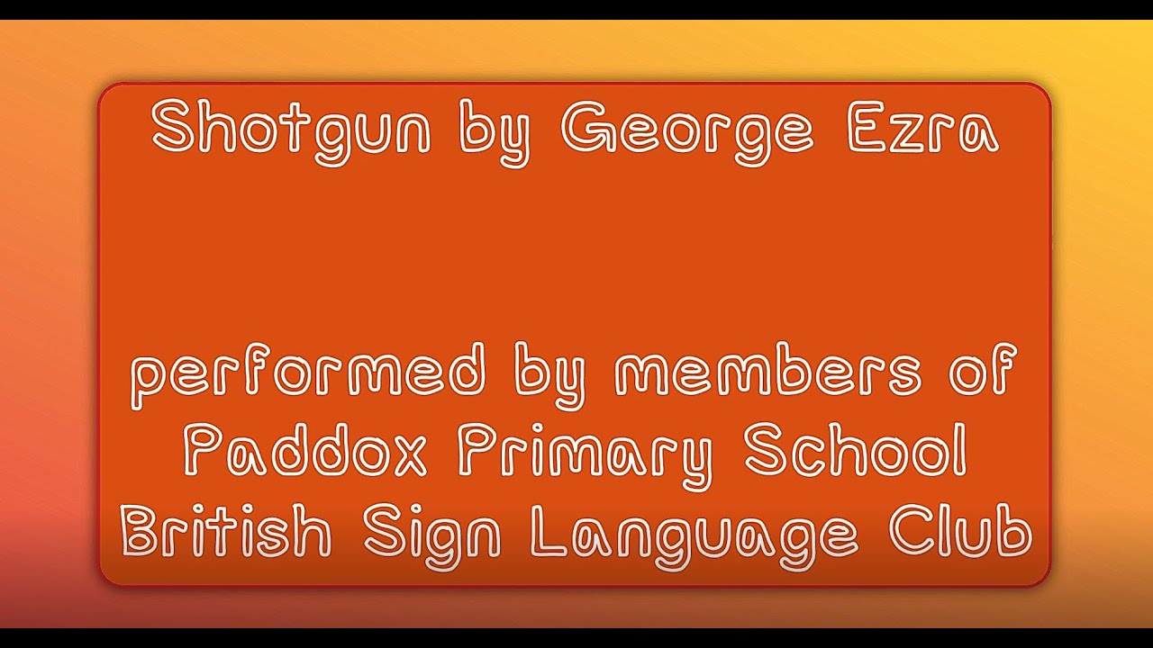 Paddox BSL Club perform Shotgun! - YouTube