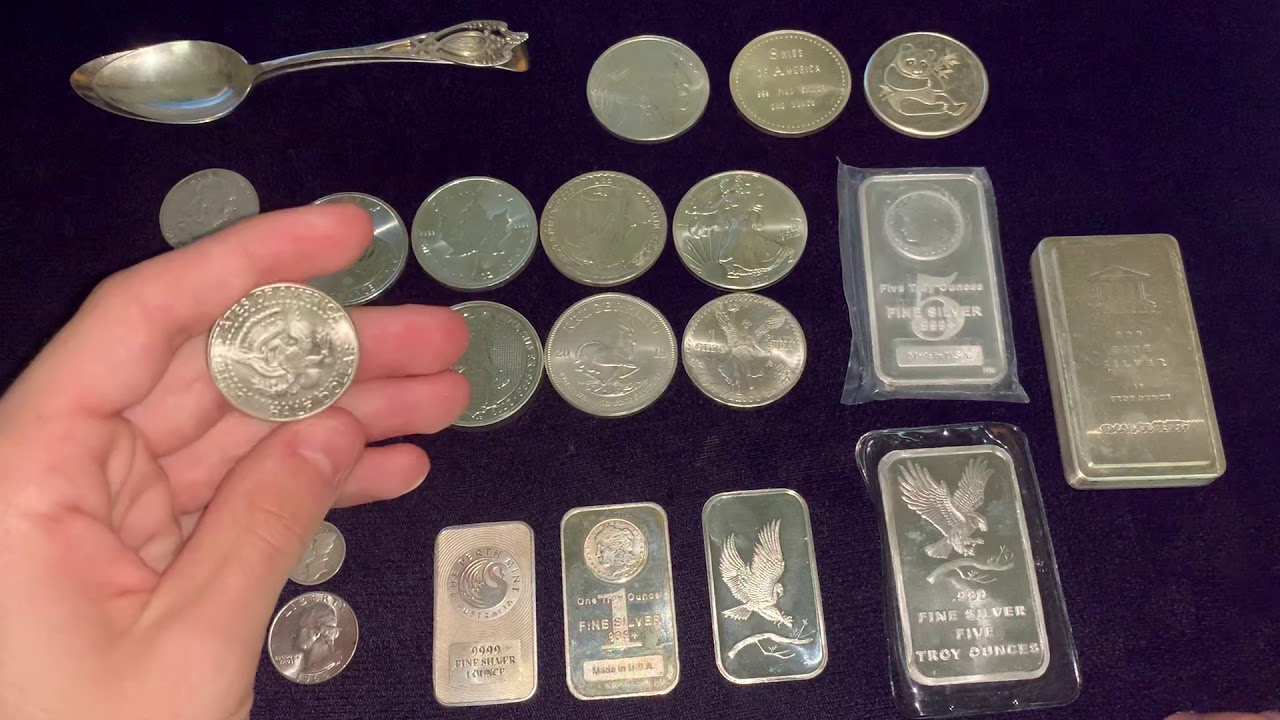 Stacking different kinds of silver! - YouTube
