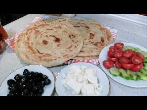 Biber dolması ile katmer