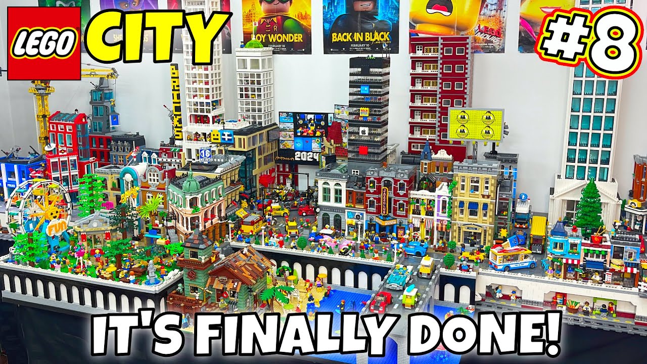 MY LEGO CITY IS FINALLY COMPLETE! - LEGO City Update # 8 (2024) - YouTube