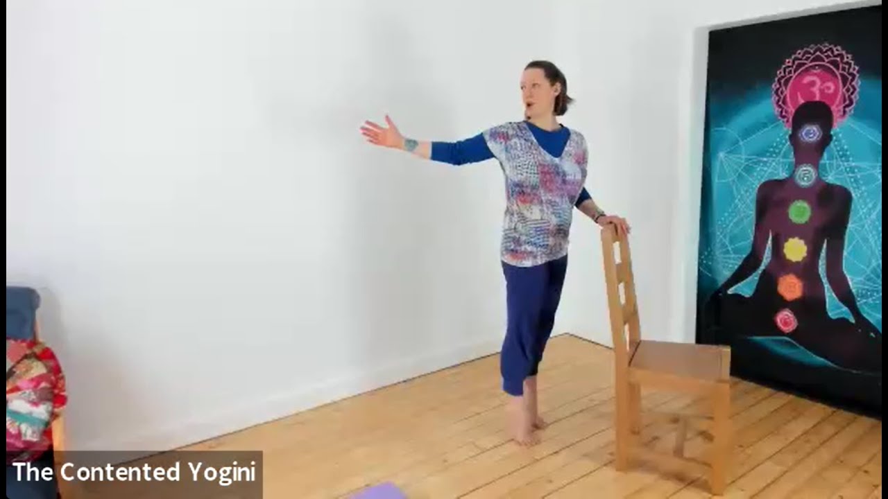 Yoga - Monday Chair Yoga - Spring Wk7, 2024 - YouTube