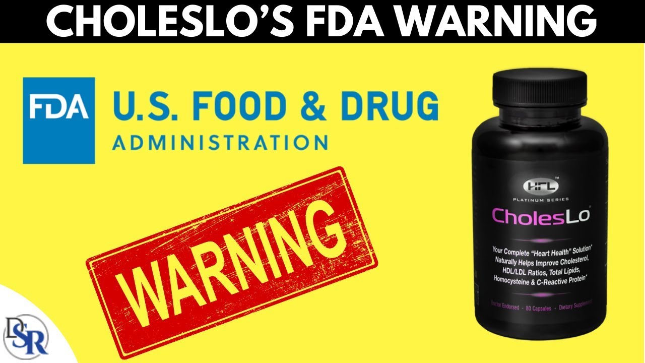 CholesLo’s FDA Warning About Red Yeast Rice & Lovastatin - YouTube