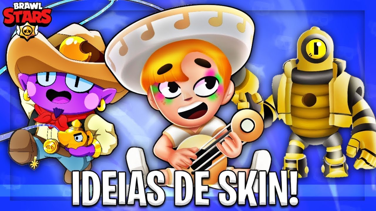 POCO HUMANO! AS MELHORES IDÉIAS DE SKINS 43! (Brawl stars) - YouTube