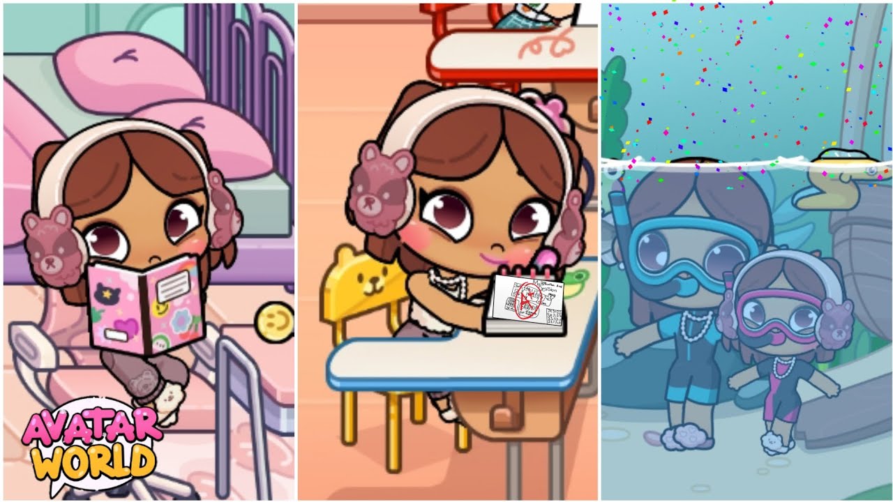 AVATAR WORLD GAMEPLAY! || LILY HAS A BIG TEST! | GOING SNORKELING 🤿🎉 # ...