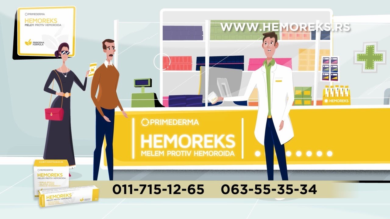 TV SPOT // HEMOREKS Melem protiv hemoroida #TrebaSamoDaMazete - YouTube