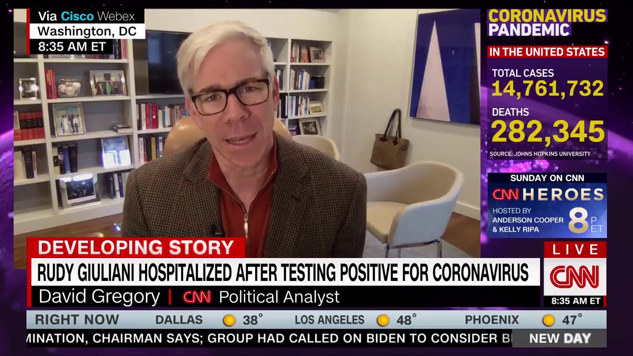 David Gregory on Rudy Giuliani's illness - YouTube