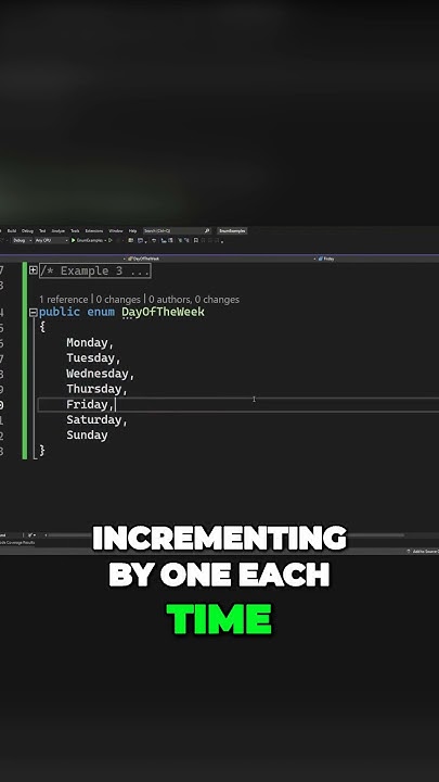 How do enum values work in CSharp? - YouTube