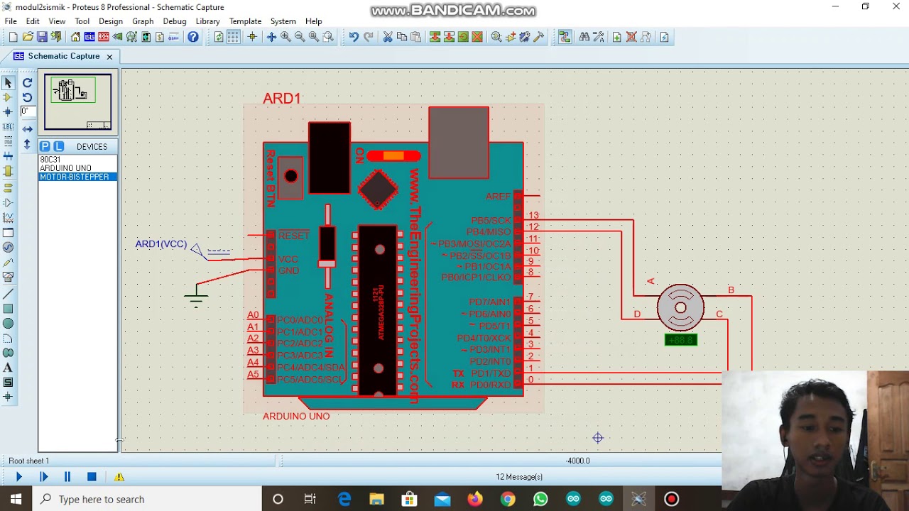 Motor stepper!! (full step dan half step) - YouTube