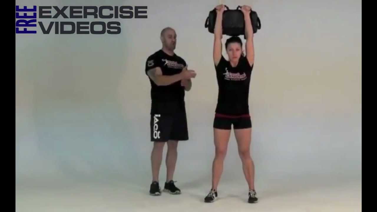 Rotational Snatch Sandbag Exercise - YouTube