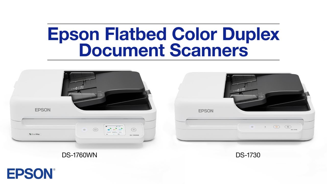 DS-1760WN & DS-1730 | Flatbed Color Duplex Document Scanners - 120 Sec ...