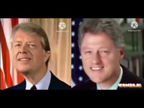 Jimmy Carter and Bill Clinton sing Cold Heart - YouTube