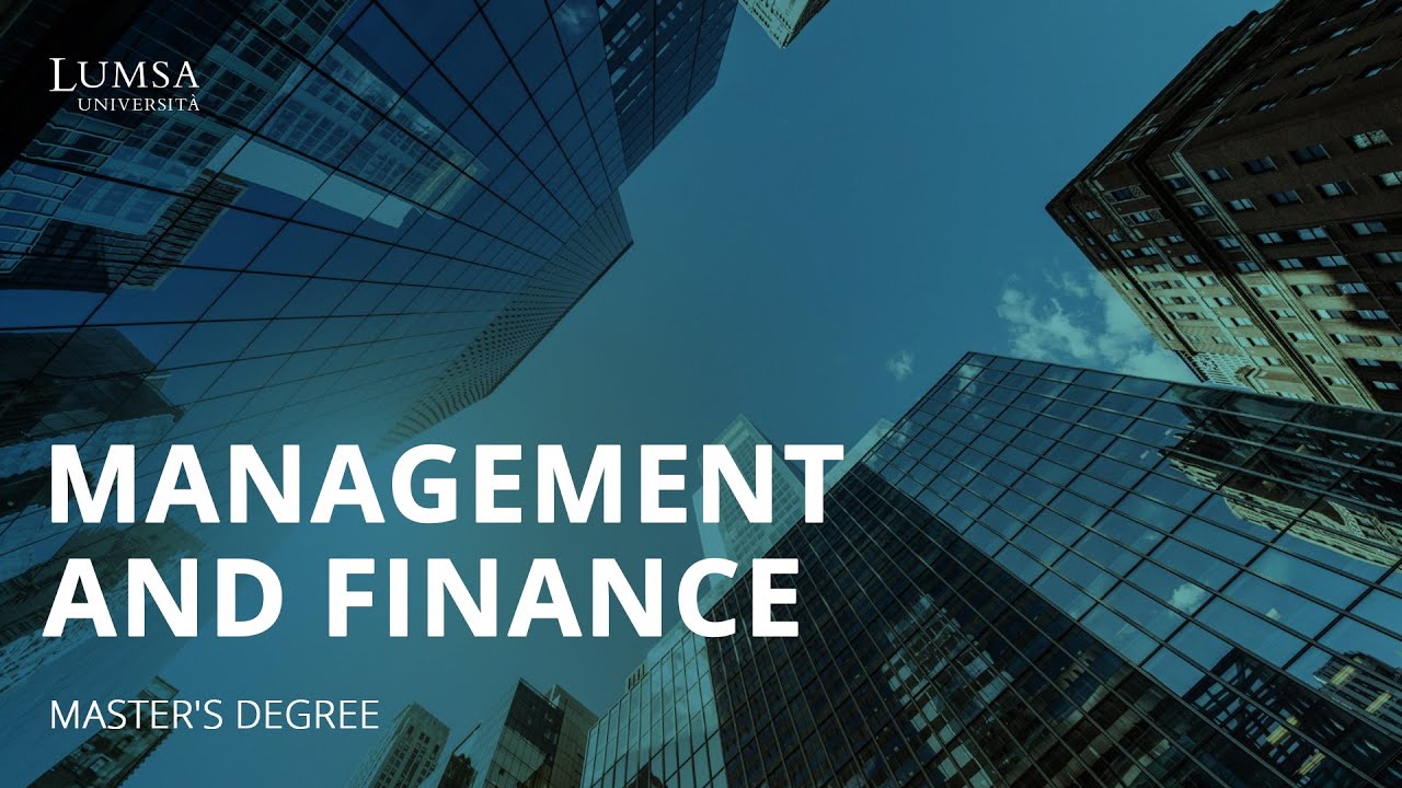 Master degree in Management and Finance - YouTube