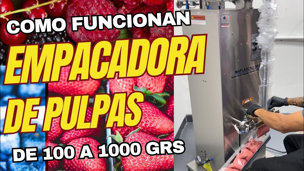 🌟COMO EMPACAR PULPA DE FRUTAS EN MAQUINA SEMI AUTOMATICA👍 - Contacto en ...
